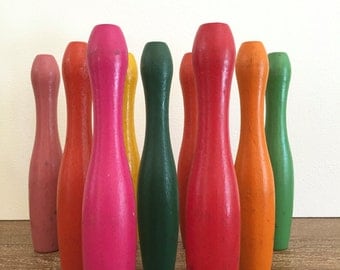 Painted bowling pin | Etsy