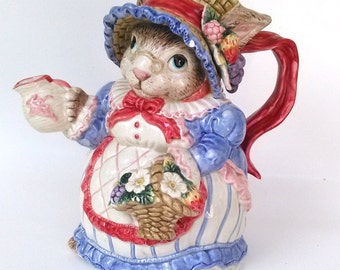 Rabbit pitcher | Etsy