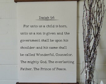 Isaiah 9 6 | Etsy