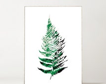 Unique fern print related items | Etsy
