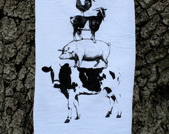 Stacked farm animals | Etsy