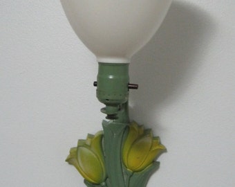Vintage tulip lamp | Etsy