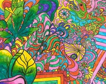 Unique cannabis poster related items | Etsy