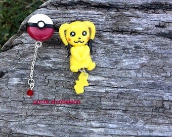 Polymer clay pikachu | Etsy