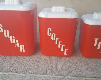 Vintage canister set | Etsy