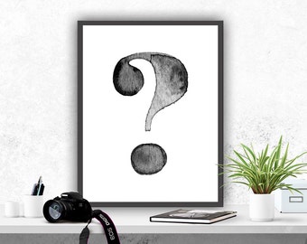 Question mark decor | Etsy