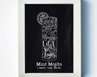 Mojito design | Etsy
