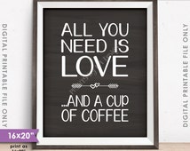 Unique coffee cup sign related items | Etsy