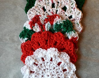 Holiday CD Coasters Crochet Pattern PDF