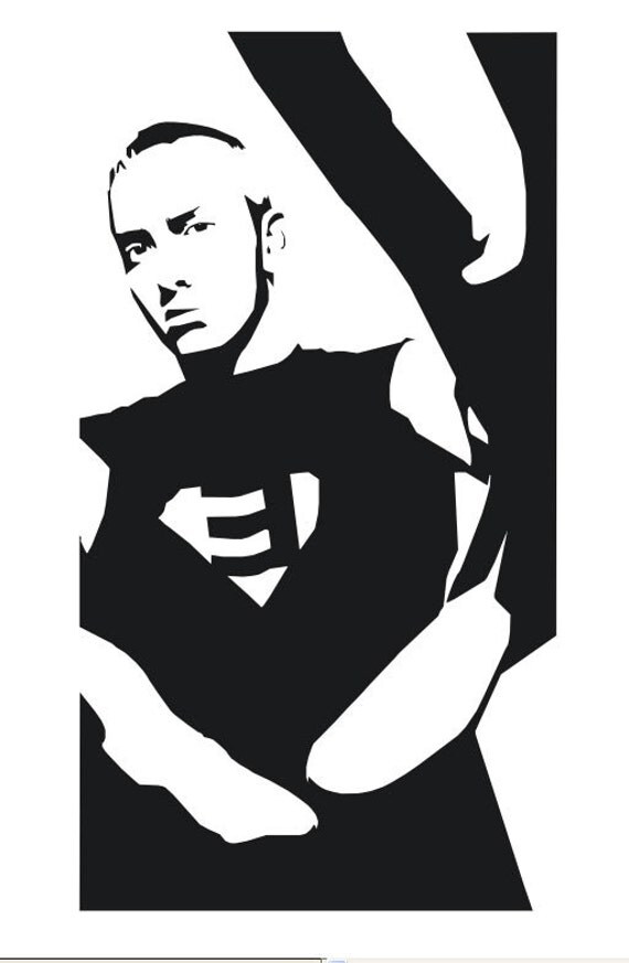 Eminem Sticker Decal by ThePopCultureShop on Etsy