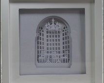 Unique house shadow box related items | Etsy