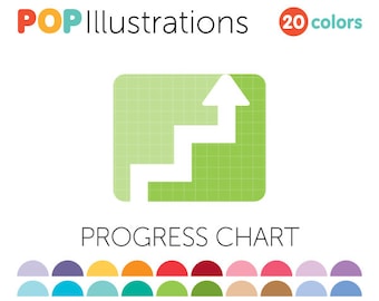 Progress chart | Etsy