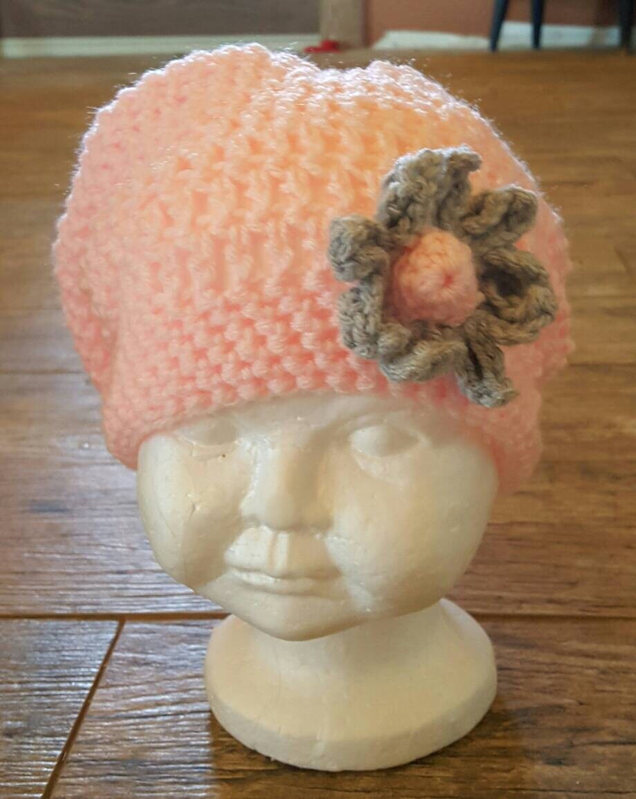 Custom Little Girl Crochet Hat