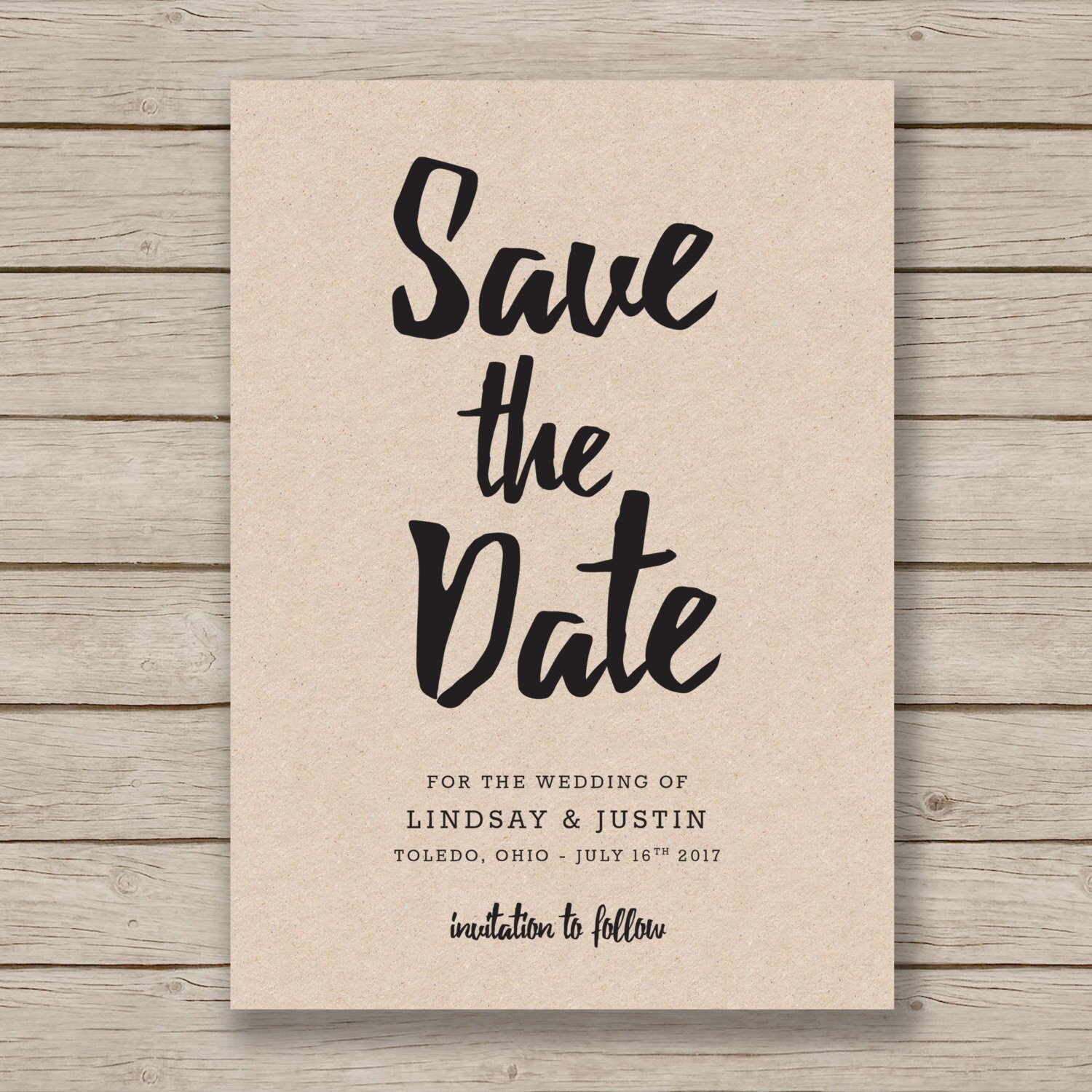 Save The Date Template EDITABLE By YOU In Word DIY Wedding