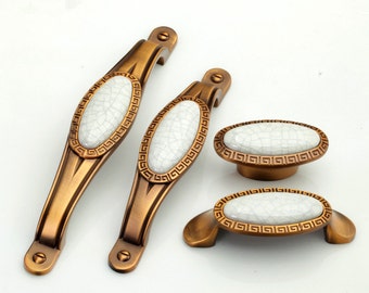 Oval drawer pulls | Etsy