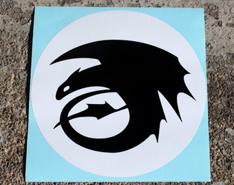 Toothless decal | Etsy