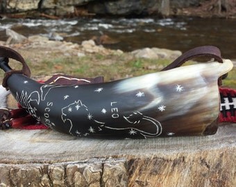 Wing Bone Turkey Call with Neck Sheath by LaurelForkPrimitives