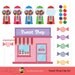Sweet Shop Clip Art Make Your Own Gumball Machine Digital