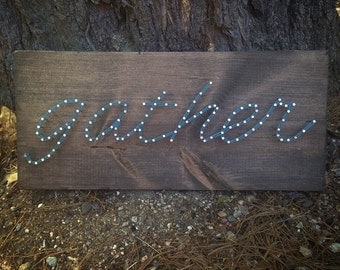 String art word | Etsy