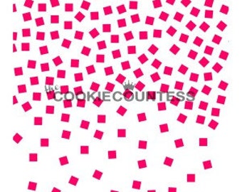 Square confetti | Etsy