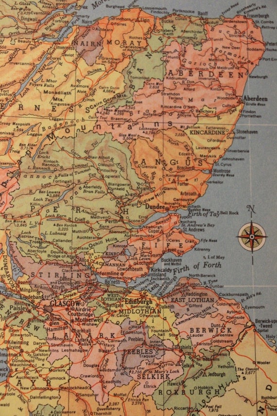 Map Digital Download 'Firth of Forth'