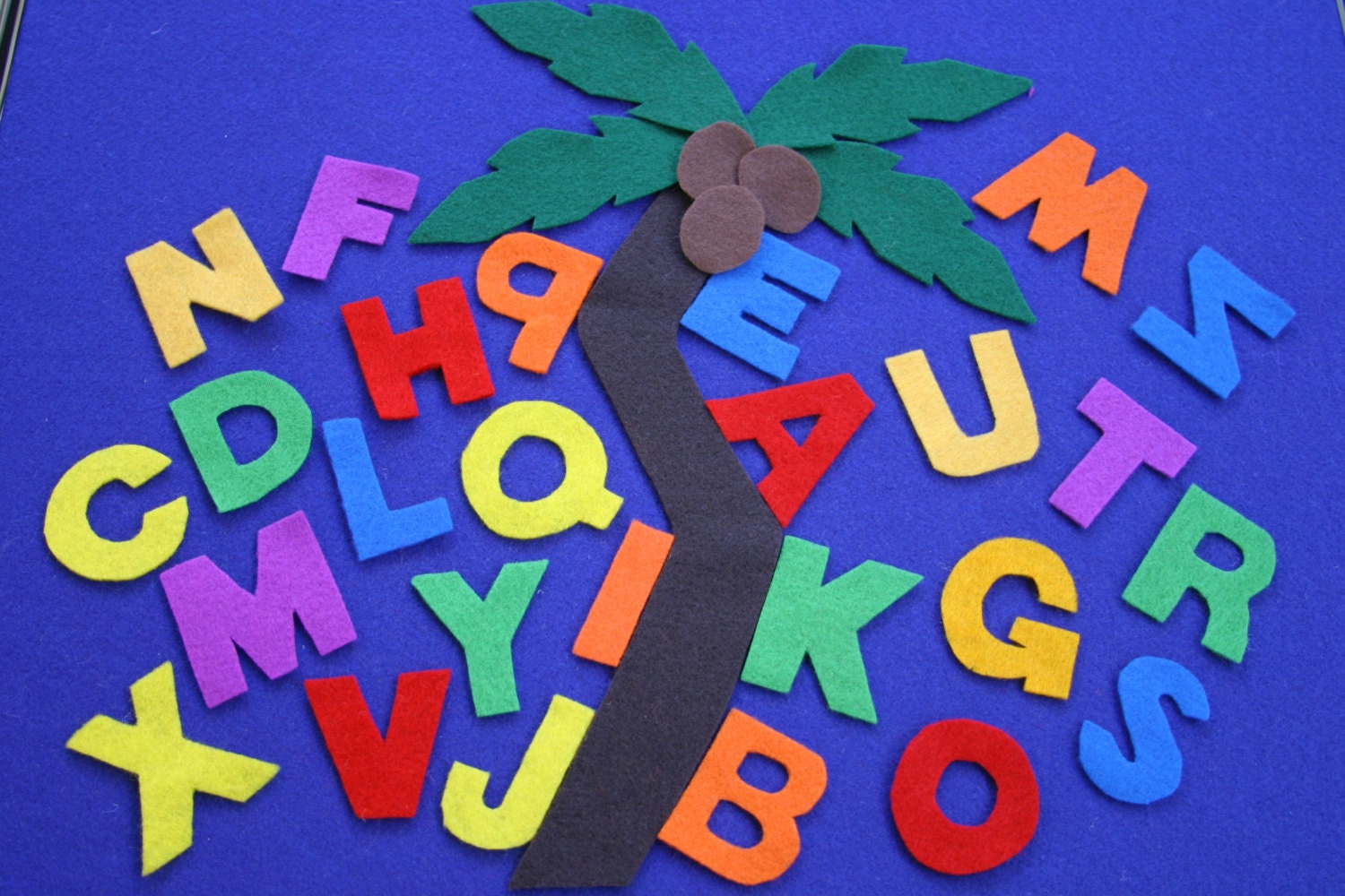 Chicka Chicka ABC ABC Children Story Flannel board Felt