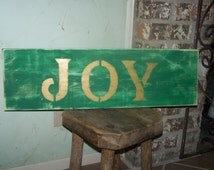 Popular items for wooden joy sign on Etsy
