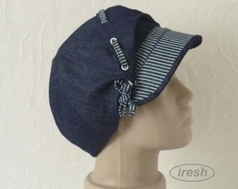Blue newsboy cap | Etsy