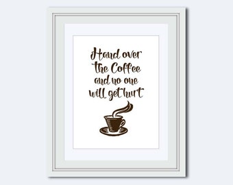 Funny coffee sign | Etsy