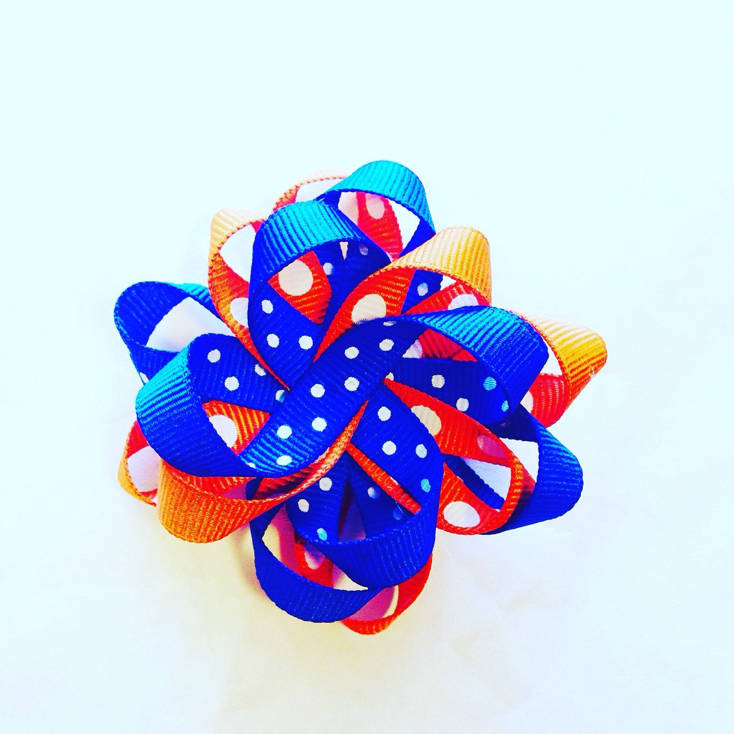 Flower Loop Hair Bow Hair Bow Hair By Shopnicoleray On Etsy