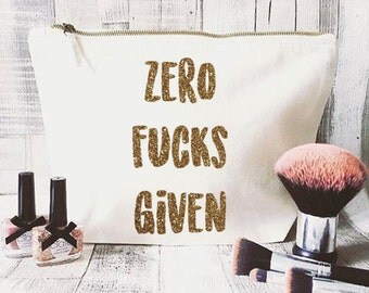 Funny makeup bag | Etsy