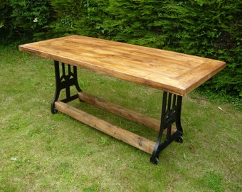 Items similar to Handmade heirloom eclectic farm house plank style ...