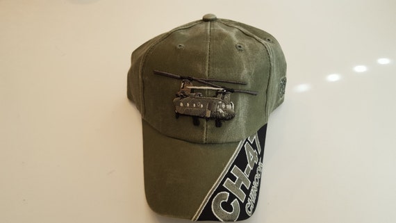 CH 47 CHINOOK HELICOPTER Cap Military Caps Military