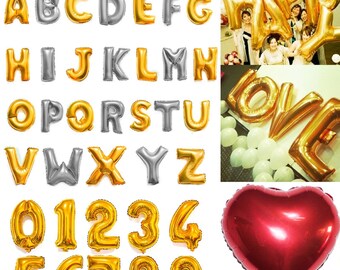 Alphabet balloons | Etsy