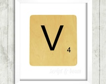 Unique wall scrabble board related items | Etsy