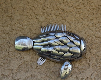 Metal fish sculpture | Etsy