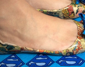 Items similar to Custom Comic Book Shoes - You Pick the Character on Etsy