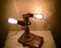 Unique steam punk lamp related items | Etsy