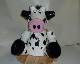 Cow planter | Etsy