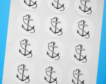 Anchor sticker | Etsy