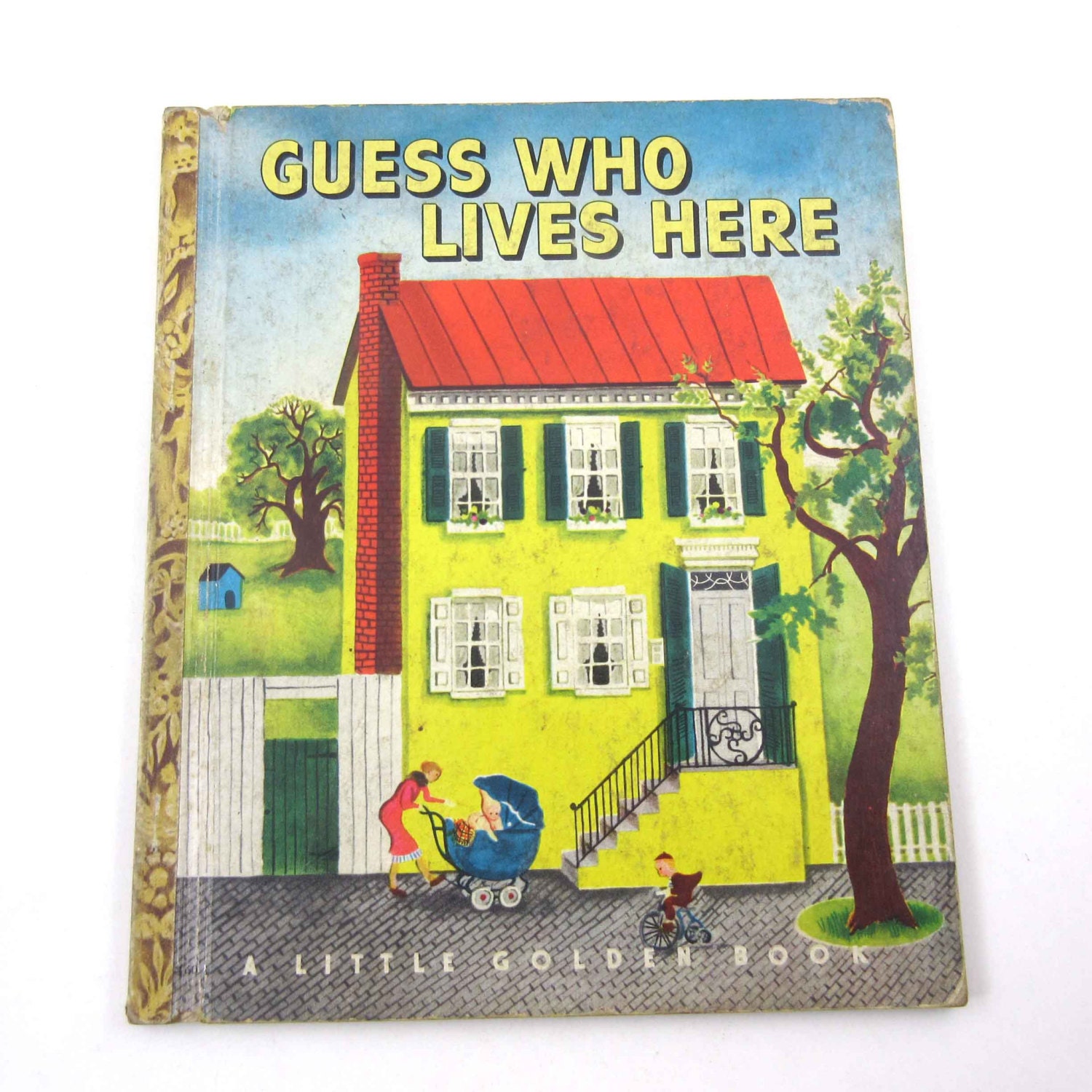 Guess Who Lives Here Vintage 1940s Children's Little