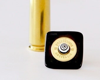 Mens bullet ring | Etsy