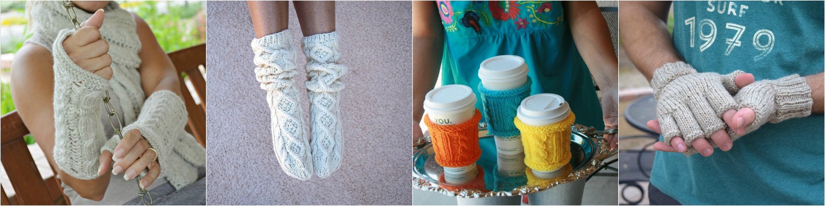 Hand knit and crochet accessories for You and by socksandmittens