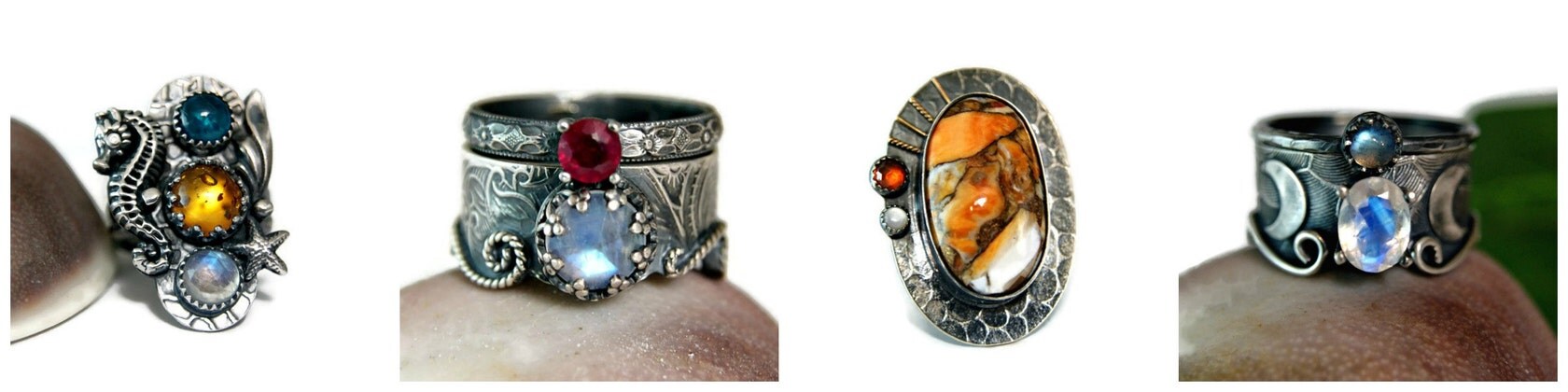 Handmade Silversmith Jewelry by TazziesCustomJewelry on Etsy