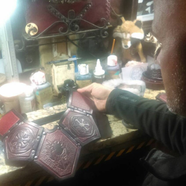 Leather props and costuming by AirshipIsabella on Etsy