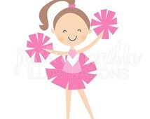 Unique pink cheerleader related items | Etsy