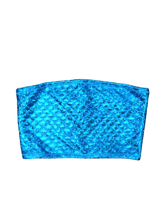 Blue Mermaid Tube Top