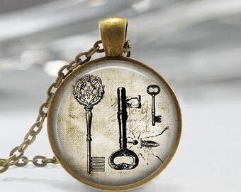 ON SALE Librarian Necklace Book Jewelry by MissingPiecesStudio