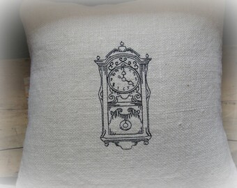 Unique embroidered clock related items | Etsy