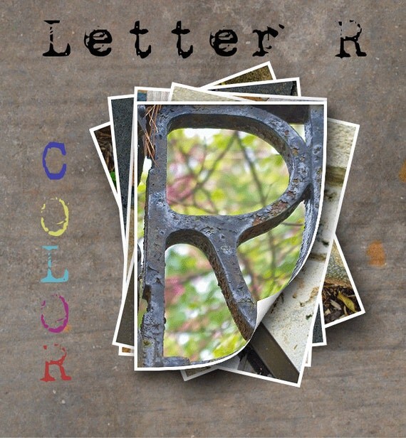 LETTER R Alphabet Photography LETTERS Color Alphabet Photos